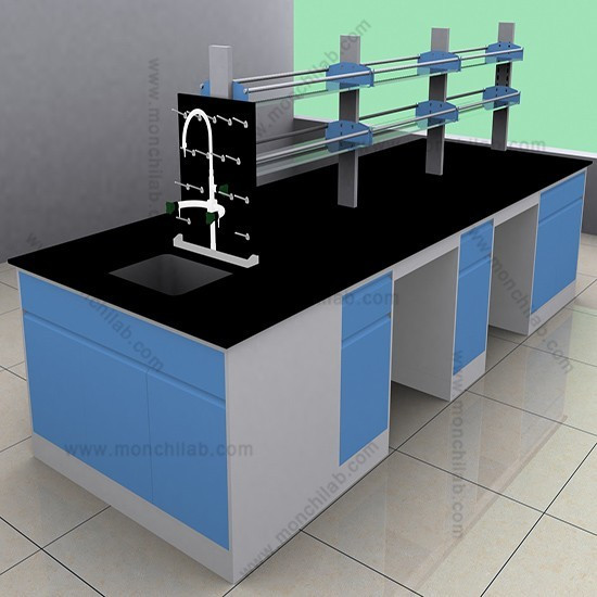 Jual MEJA LABORATORIUM Full Steel Island Workbench | Shopee Indonesia