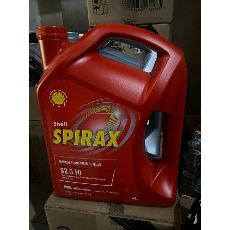 Jual OLI SHELL SPIRAX S2 G 90 ( galon 4 Liter ) | Shopee Indonesia