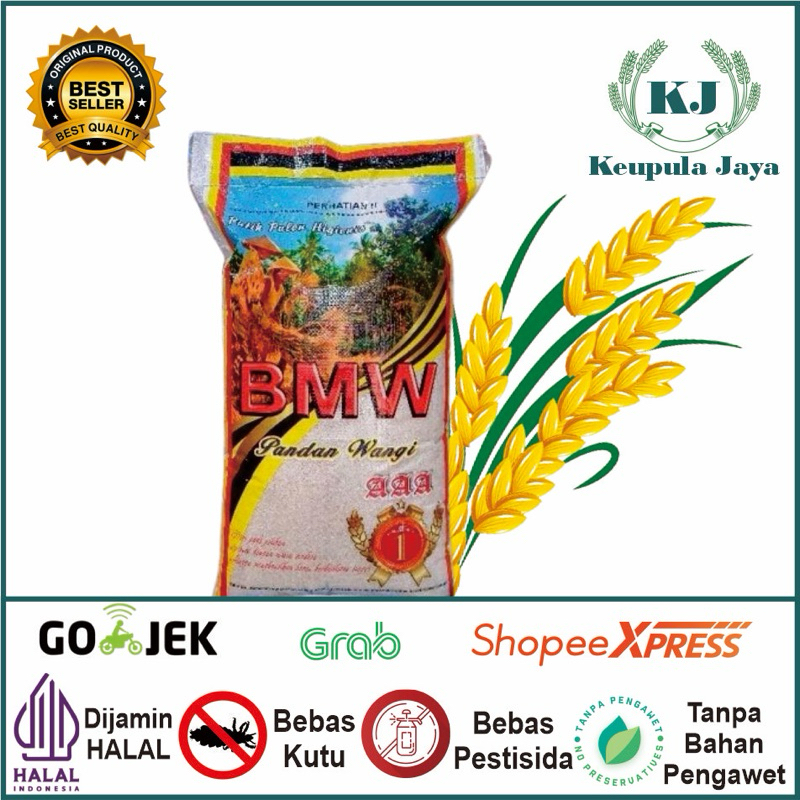 Jual BERAS BMW AAA PANDAN WANGI 5KG 10KG 20KG | Shopee Indonesia