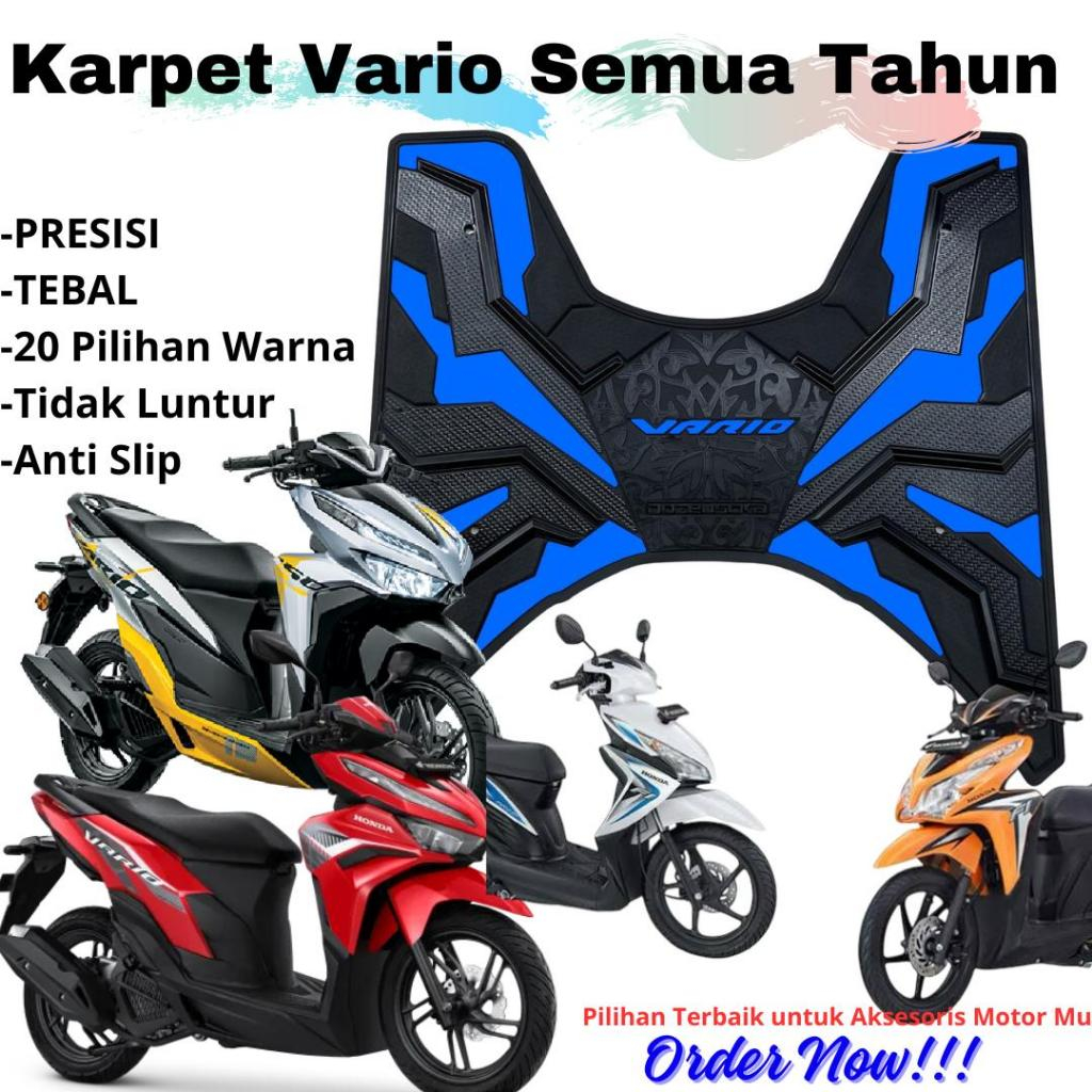 Jual Karpet Motor Pijakan Kaki Honda Vario All Type Lengkap Semua Tahun Pembuatan Bahan Karet ...