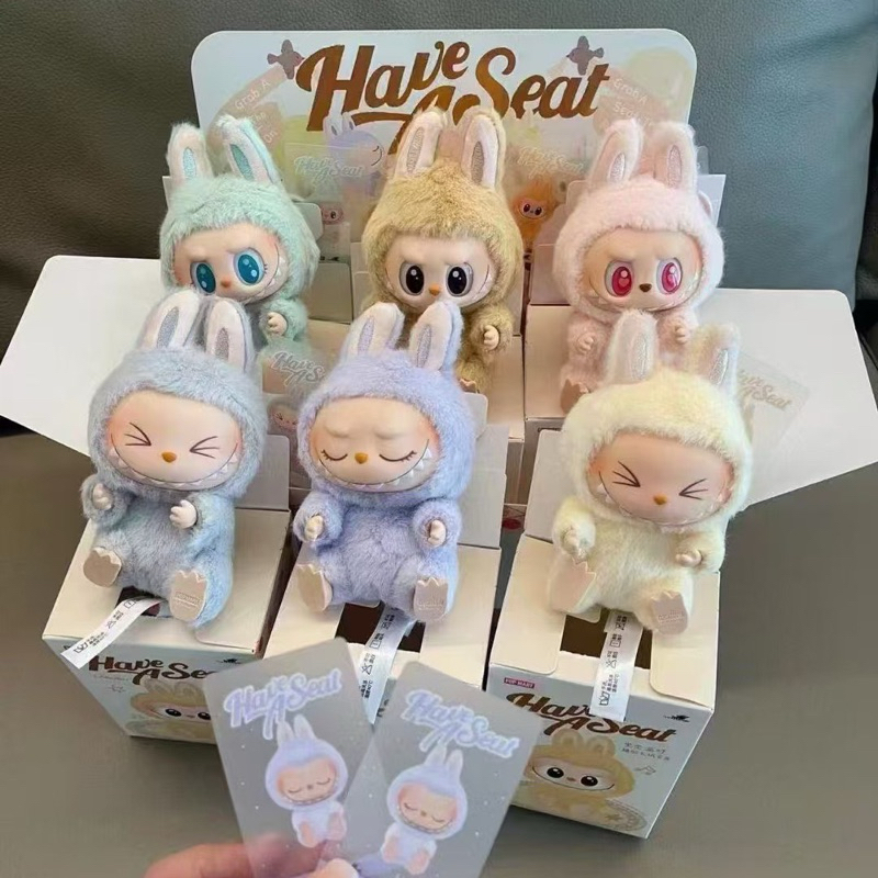 Jual Boneka Labubu versi2 have a seat ready stock miror bisa pilih ...