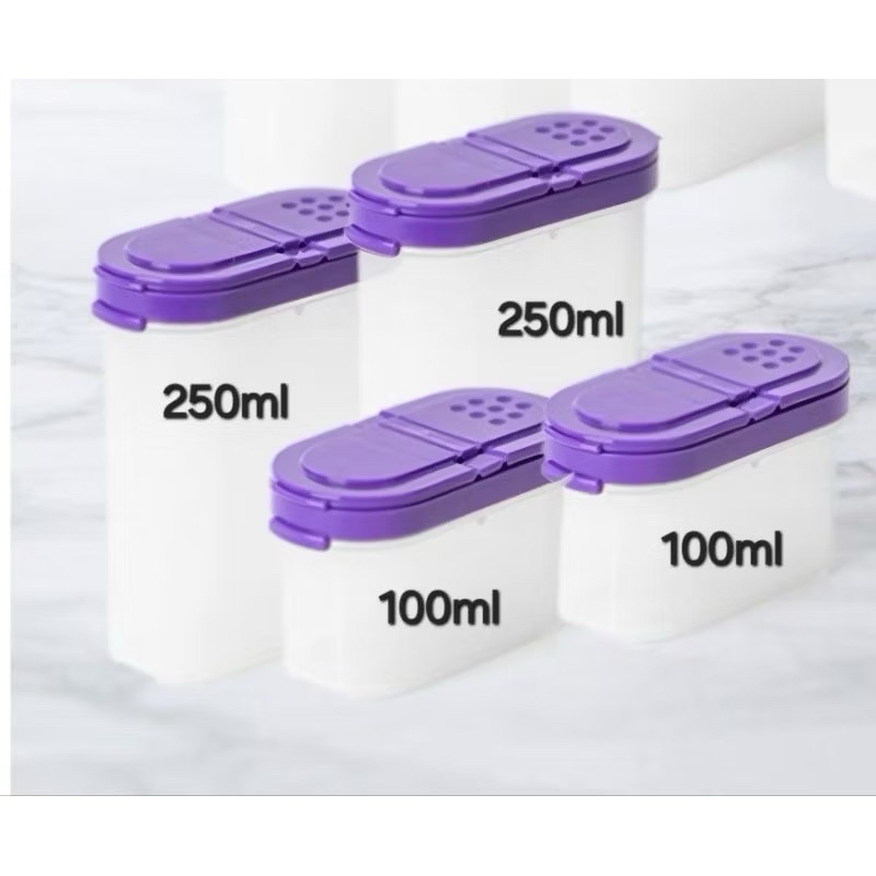 Jual spice to go tupperware tempat penyimpanan bumbu dapur lada garam ...