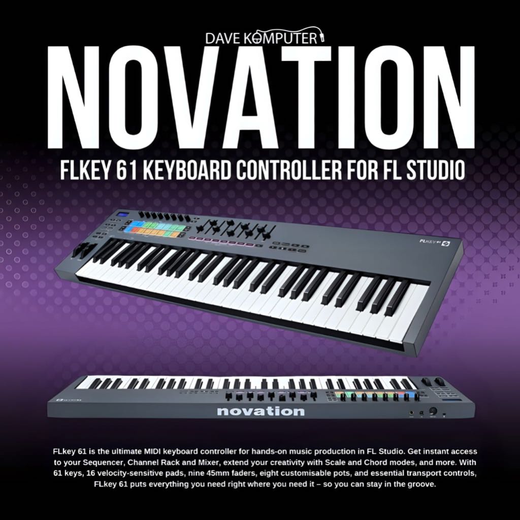 Jual Novation FLkey 61 Keyboard Controller for FL Studio | Shopee Indonesia