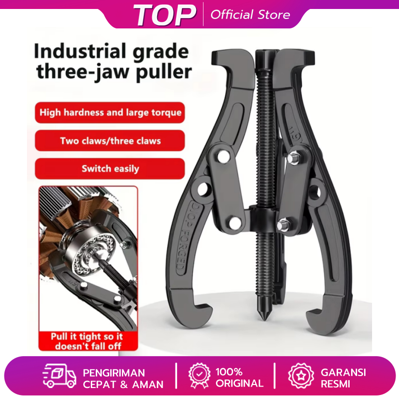 Jual Treker 3 Kaki 3" 4" 6"8"10" Inch - Gear Puller 3 Jaw Tracker, alat ...