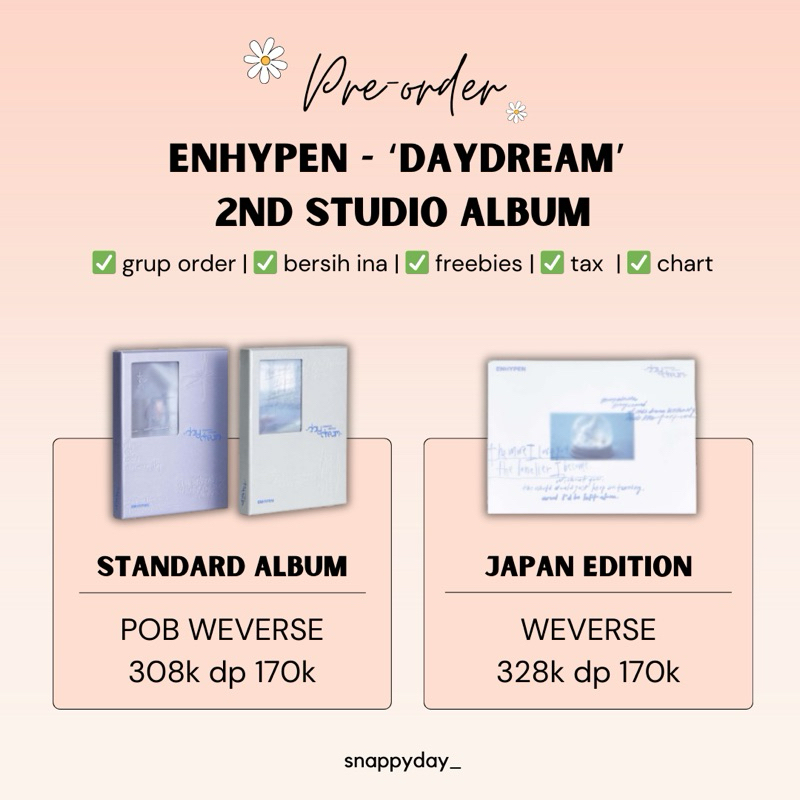 Jual [PRE-ORDER] ENHYPEN - DAYDREAM 2nd Album Repackaged | Shopee Indonesia