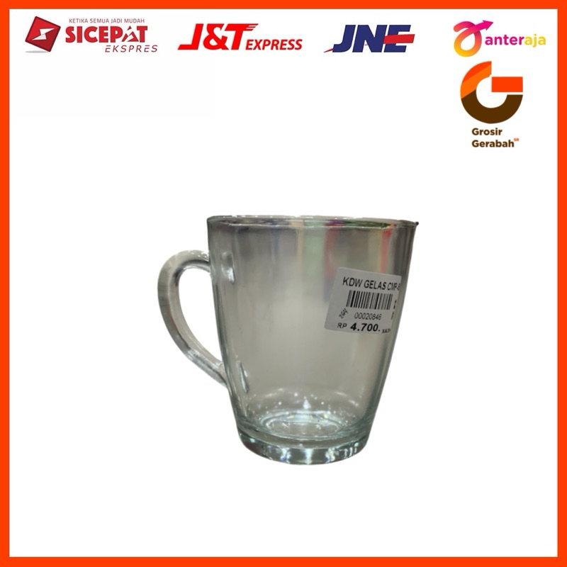 Jual Kedawung glass with handle gelas kaca cmp-8 20846 | Shopee Indonesia