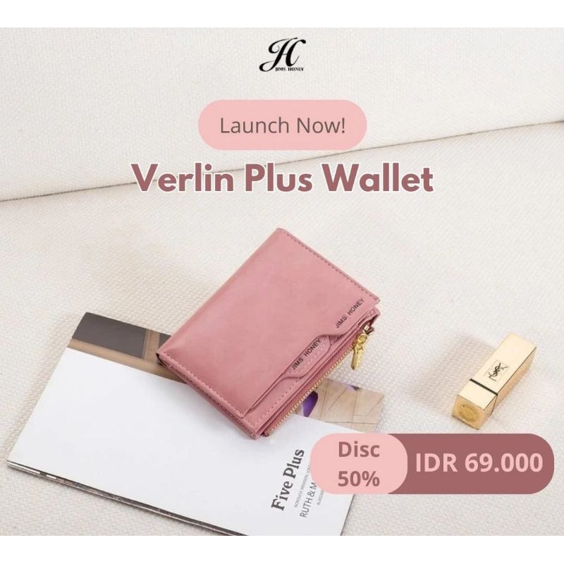 Jual DOMPET EXCLUSIVE WANITA JIMS HONEY JH VERLIN WALLET VERLIN PLUS ...