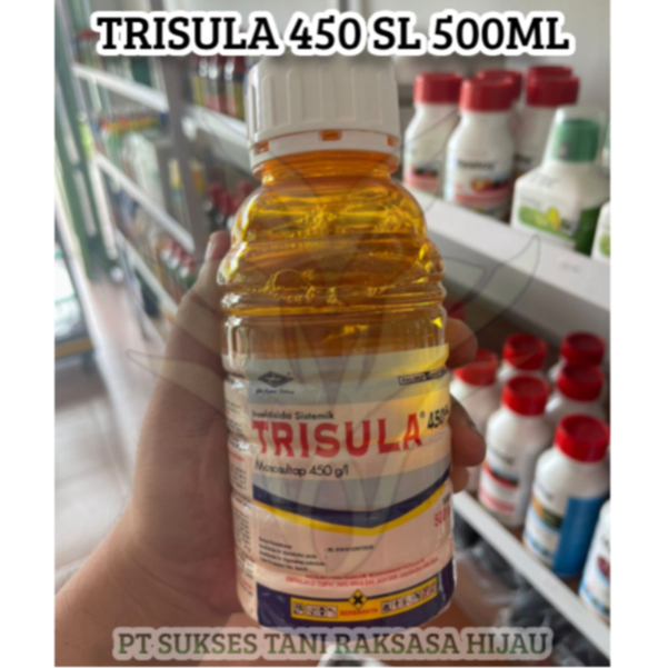 Jual TRISULA 450 SL 500 ML INSEKTISIDA ( Monosultap 450 g/l ) | Shopee ...