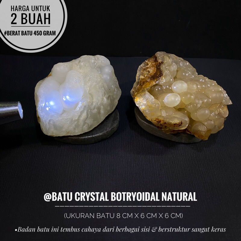 Jual Batu Crystal Botryoidal Natural L13 atau Batu Kristal Botroidal ...
