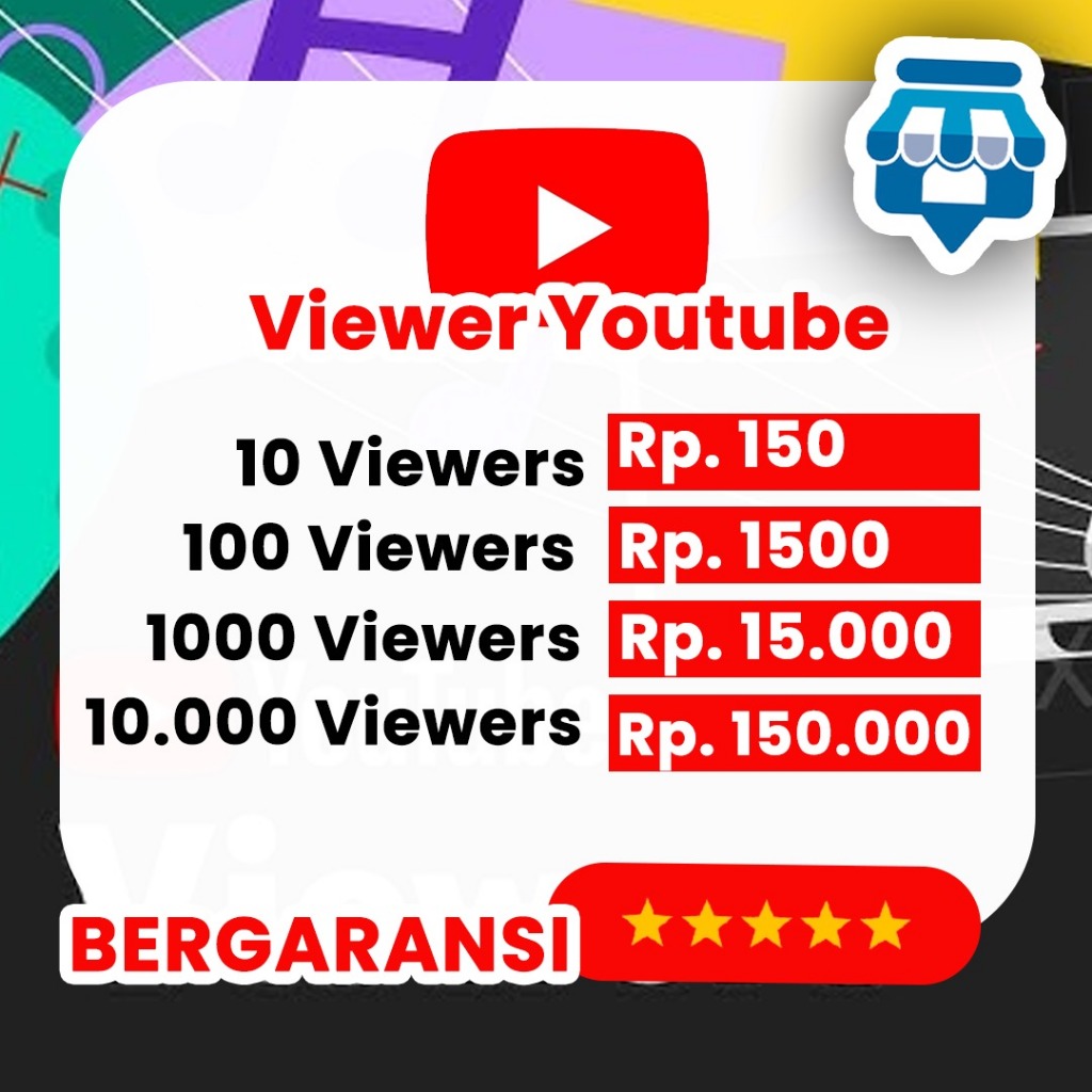 Jual Viewer Youtube View Youtube Views Vierwers Youtube monetisasi subscriber like permanen dan ...