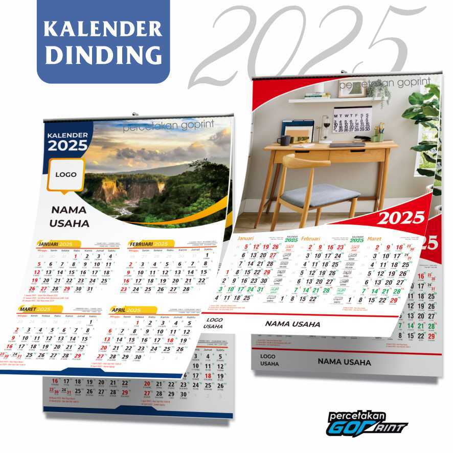 Jual Kalender 2025 dinding custom foto Komunitas, sekolah, lembaga, perusahaan, keluarga, free ...