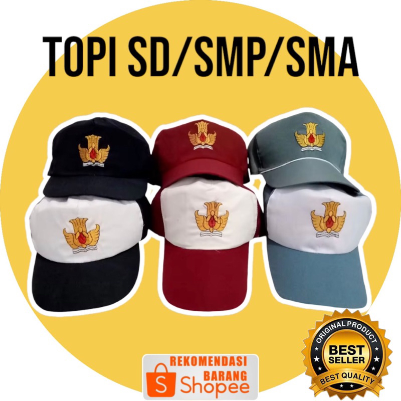 Jual TOPI SD TOPI SMP TOPI SMA TOPI PRAMUKA TOPI MI | Shopee Indonesia
