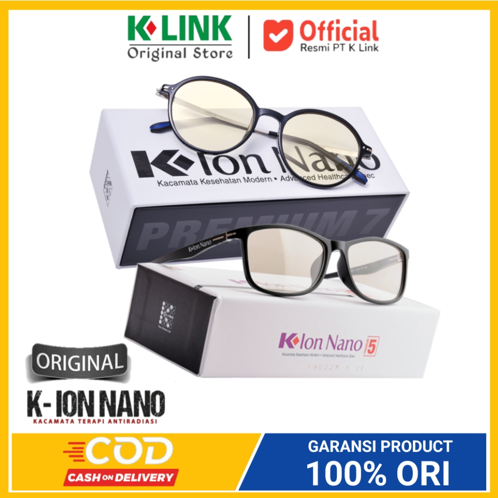 Jual K Ion nano Premium 7 5 kacamata terapi anti radiasi original k link | Shopee Indonesia