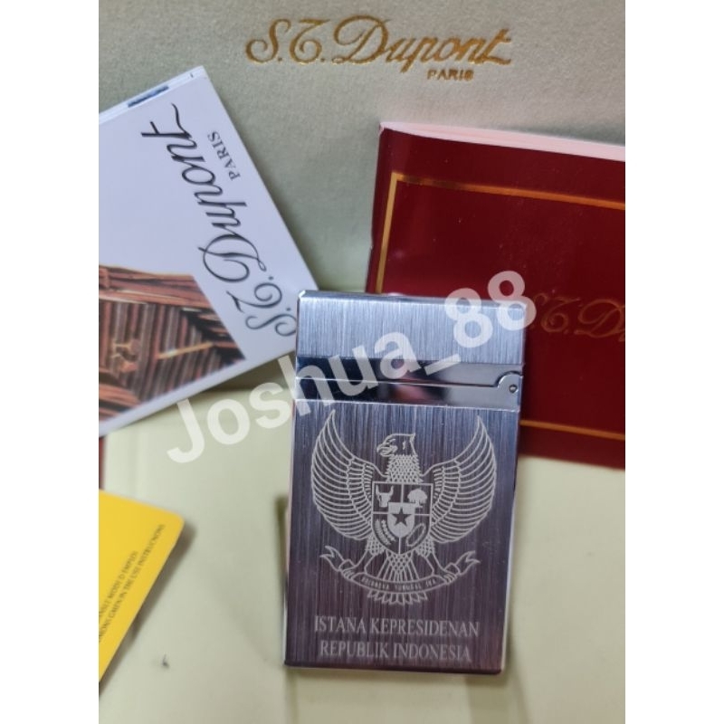 Jual ST Dupont Paris Korek Api Mewah Special Limited Edition Garuda ...