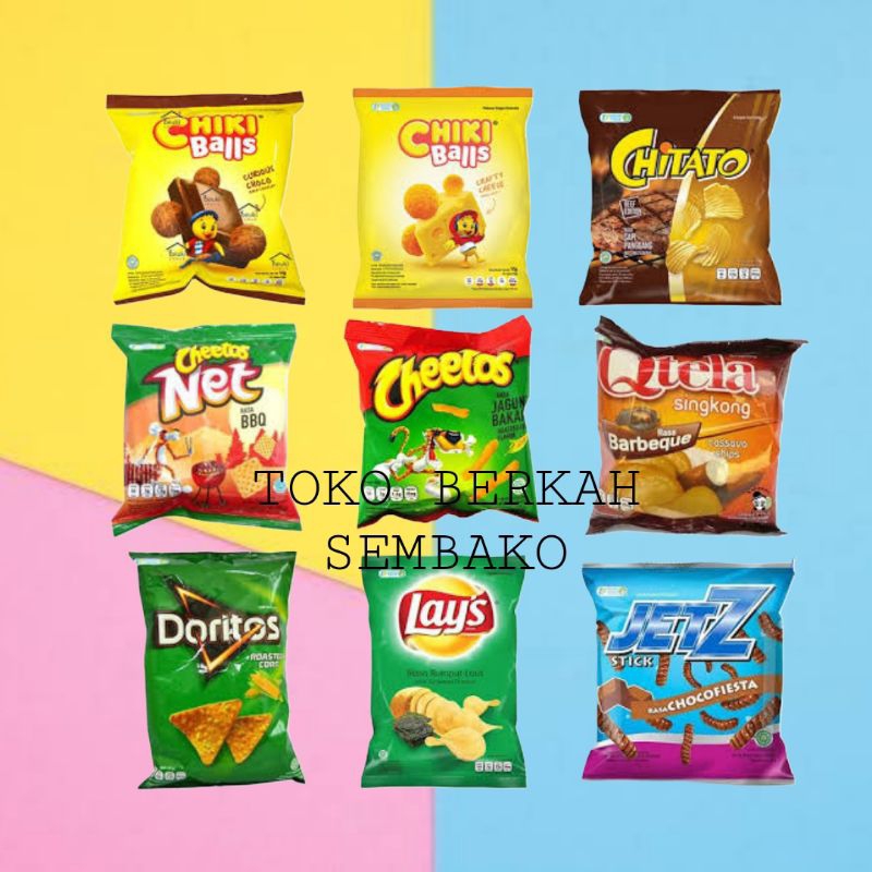 Jual (RENCENG) Chiki Balls,Lays,Cheetos,Jetz,Qtela,TaroKris Bee ...
