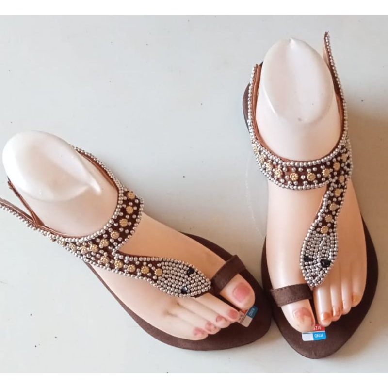 Jual sendal etnik bali/sandal etnik bali/ monte/unik/boho/bohemain ...