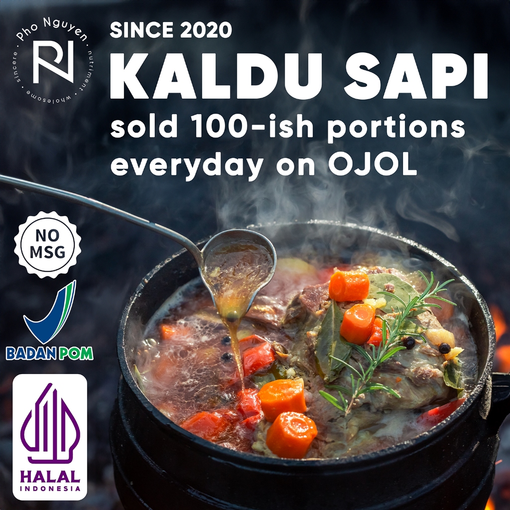 Jual Beef Broth / Beef Stock / Kaldu Sapi Old Quarter Low Fat Non MSG ...