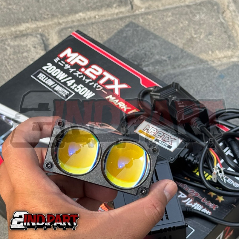 Jual Mini Projie Pro7 MP.2TX Mark II Super LED Blue Lens 4x50W / MP2TX ...