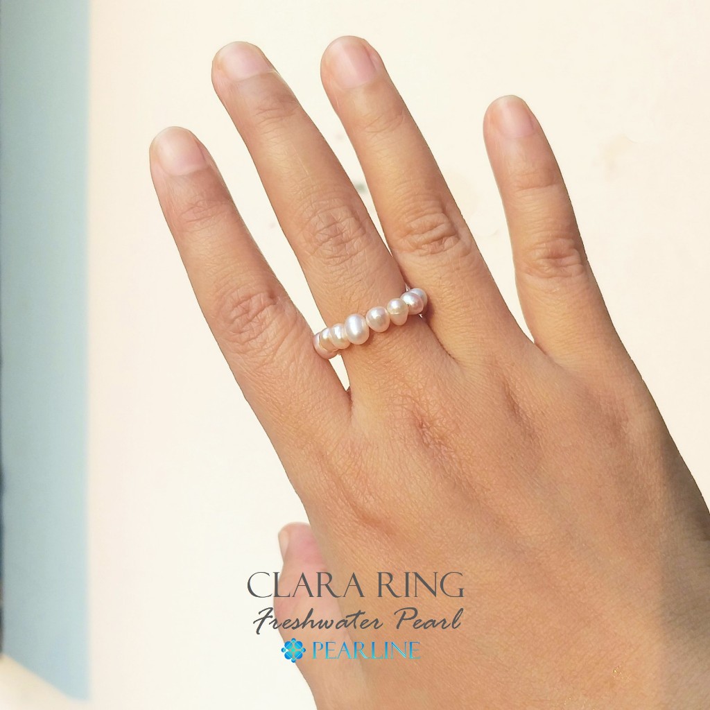 Jual PEARLINE Clara Ring : Genuine Pearl Jewelry - Beaded Ring | Cincin Mutiara Asli ...