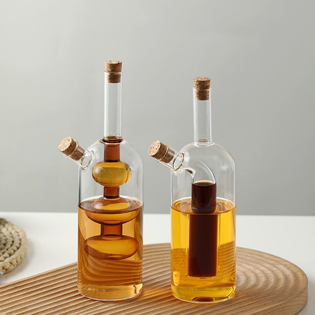 Jual Botol Wadah Minyak Goreng Corong Ganda 2in1 Double Layer Bottle ...