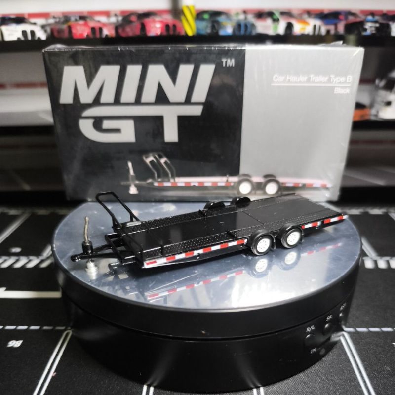 Jual mini gt car hauler trailer type b black | Shopee Indonesia