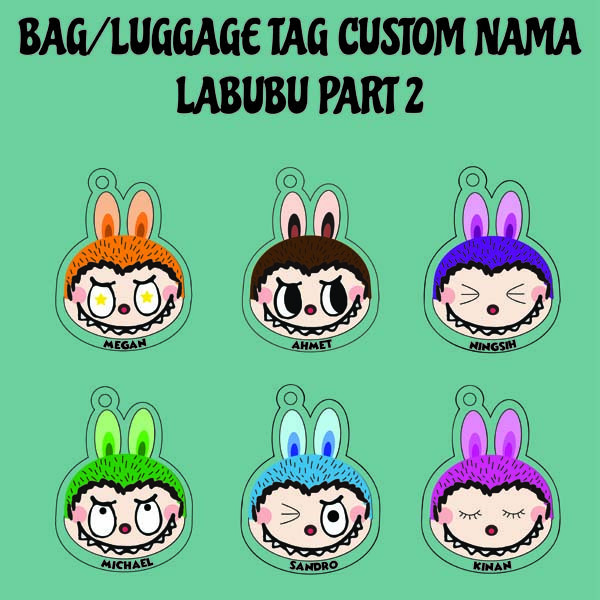Jual Labubu Version Part 2 / bag tag / gantungan tas labubu | Shopee ...