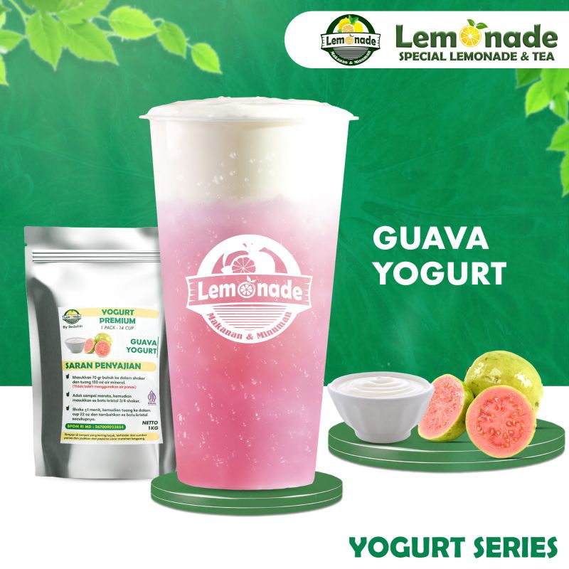 Jual Yogurt Bubuk Minuman Rasa - Jambu - Guava 1KG | Shopee Indonesia