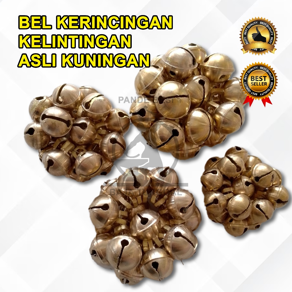 Jual Bel Lonceng Kerincingan Klintingan Kuningan Kerincing Kucing Warna ...