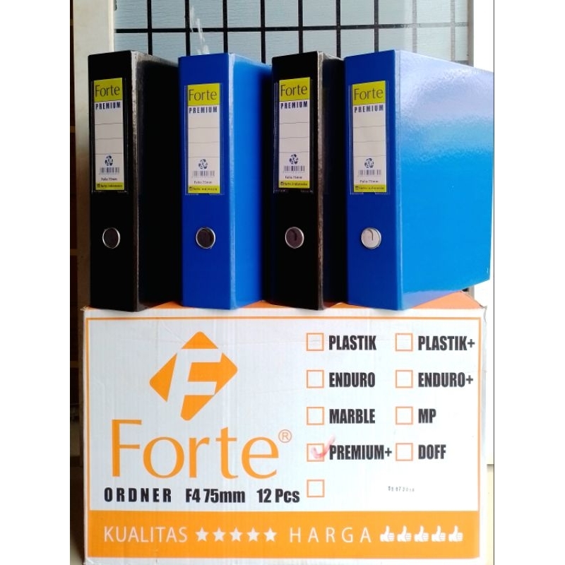 Jual Map Dokumen Ordner Forte Premium Folio F4 75mm ( Pcs ) [ Original ] | Shopee Indonesia