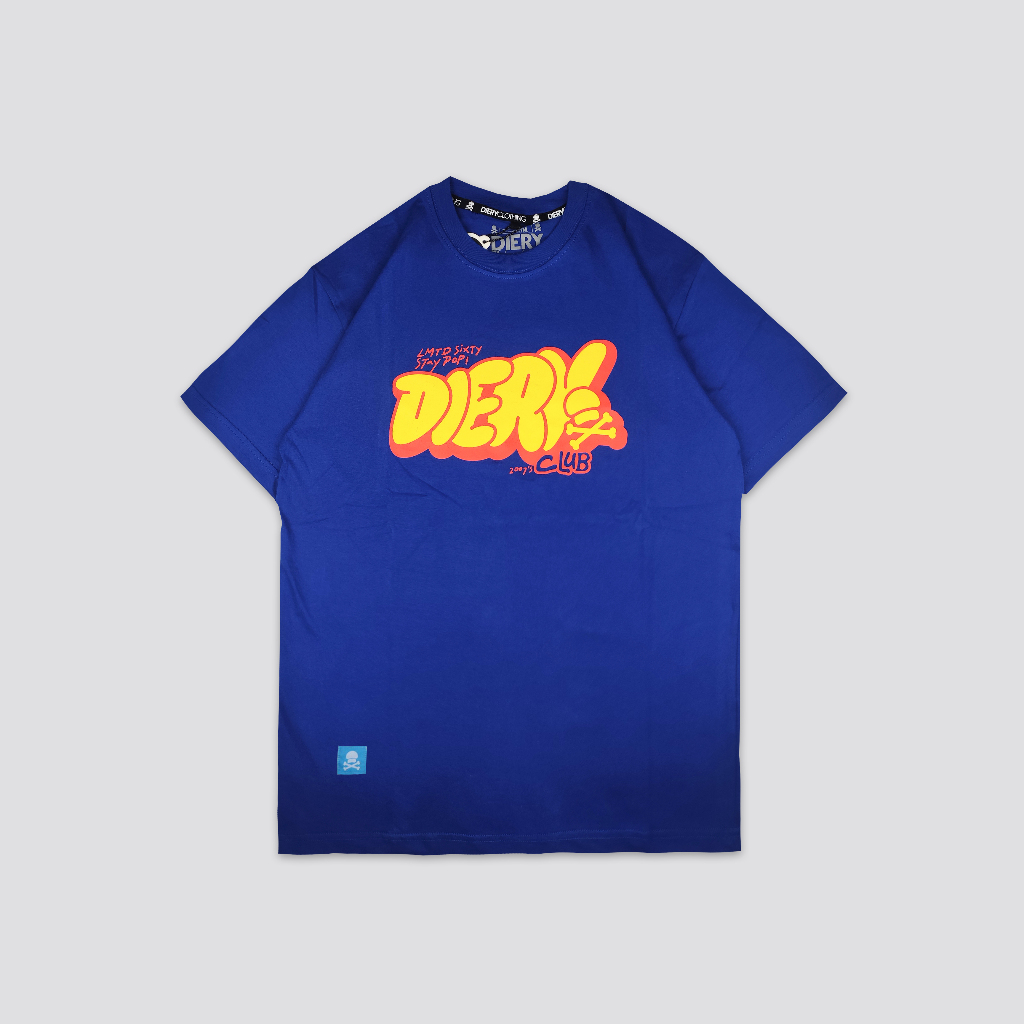 Jual DIERY T-SHIRT 2007S CLUB - BLUE | Shopee Indonesia