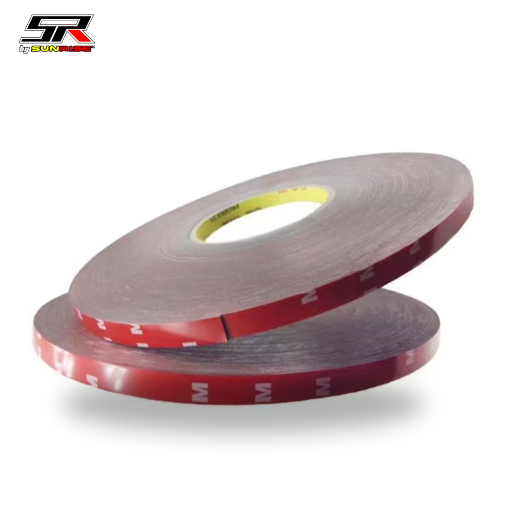 Jual Double Tape Isolasi Bolak Balik 3M Merah Putih Ukuran 10mm x 3M ...