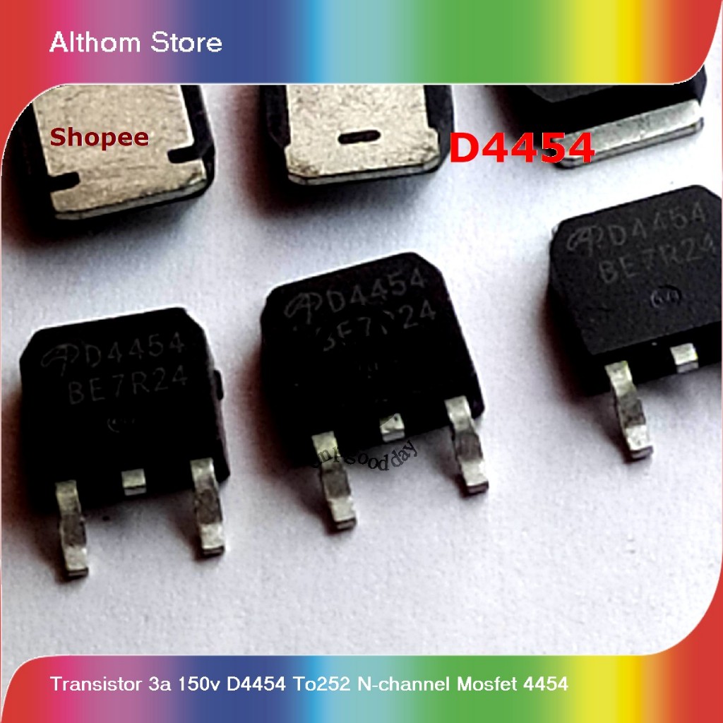 Jual transistor 3a 150v d4454 to252 n-channel mosfet 4454 | Shopee ...