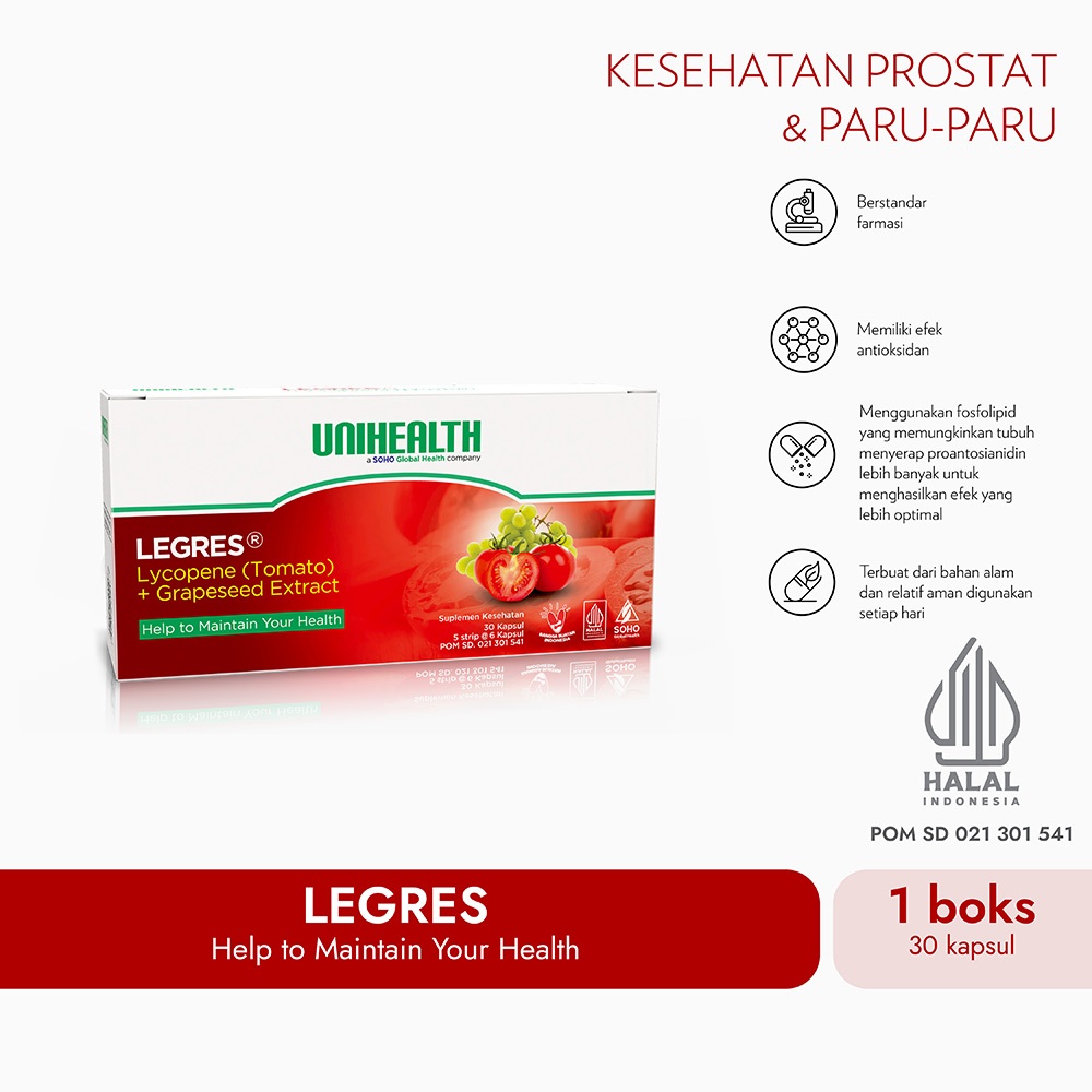 Jual OBAT VERTIGO & PROSTAT I LEGRES - Kesehatan Prostat & Paru-Paru I UNIHEALTH SOHO Global ...