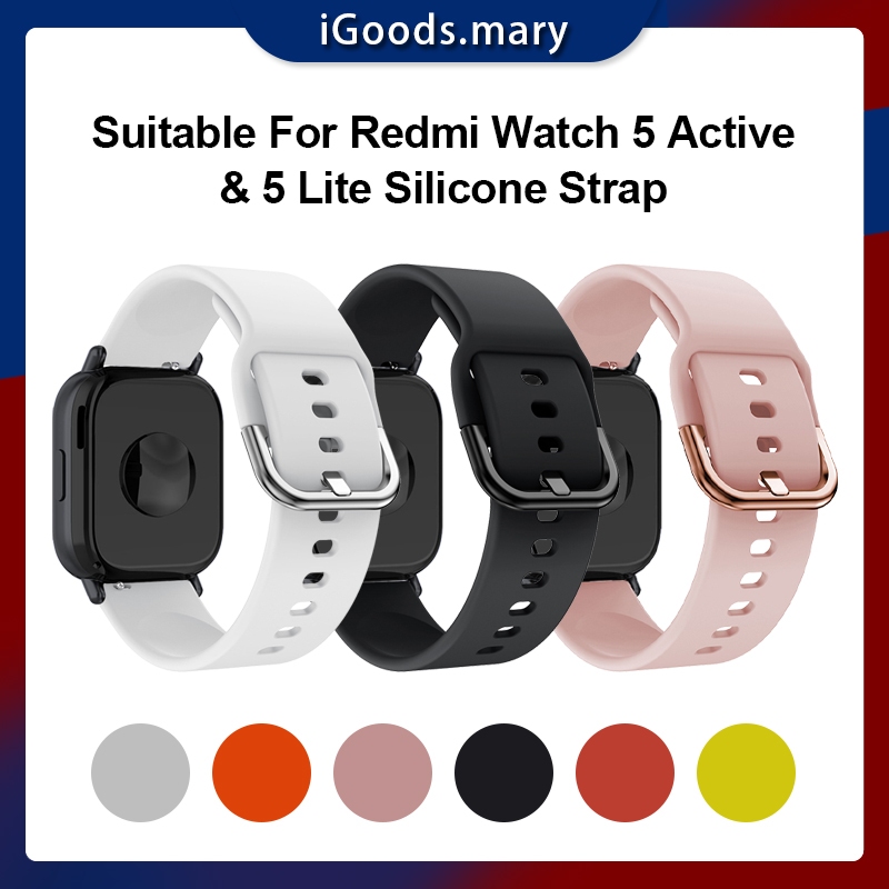 Jual Tali Strap Redmi Watch 5 Active /5 Lite Silicone Sport Strap ...