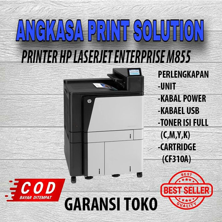 Jual Printer Hp Laserjet Enterprise M855 Mesin Printer A3 Warna ...