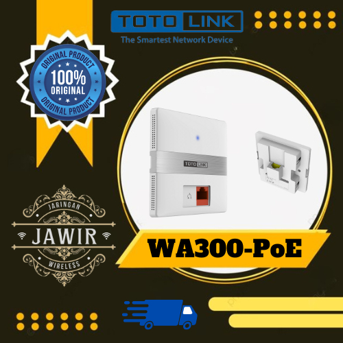Jual TOTOLINK WA300-PoE | Wireless Access Point (Wall Platet) | Shopee Indonesia