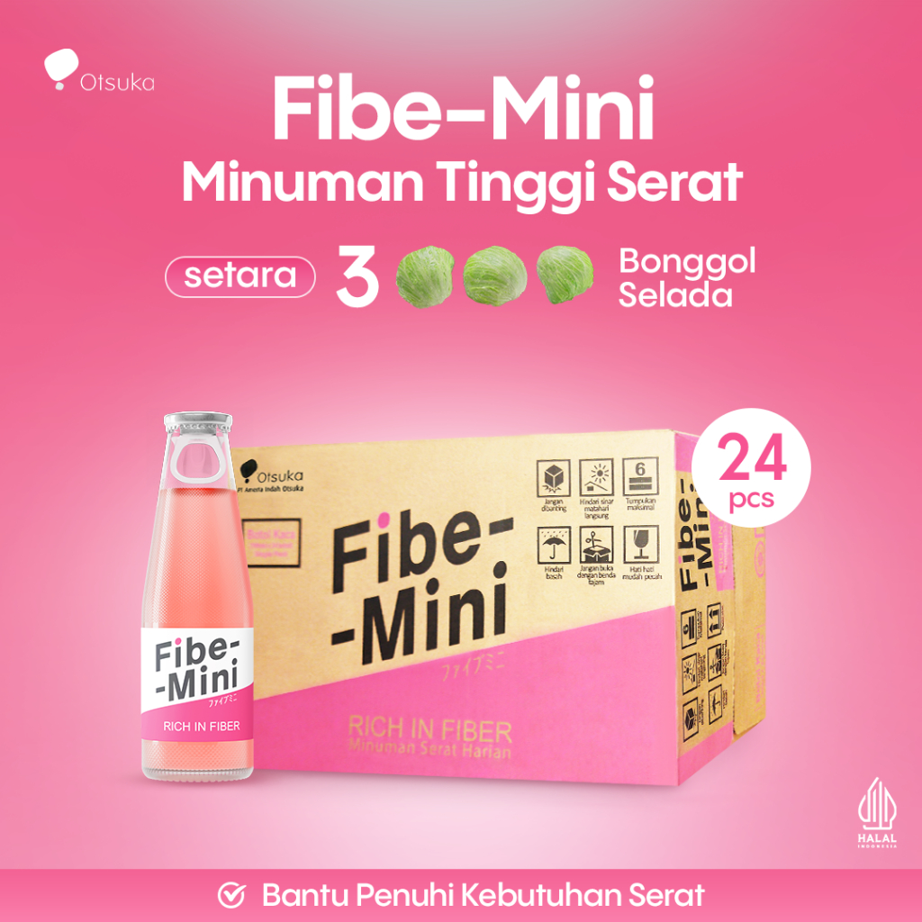 Jual Fibe-Mini 100ml - 1 Karton (24 Botol) | Shopee Indonesia