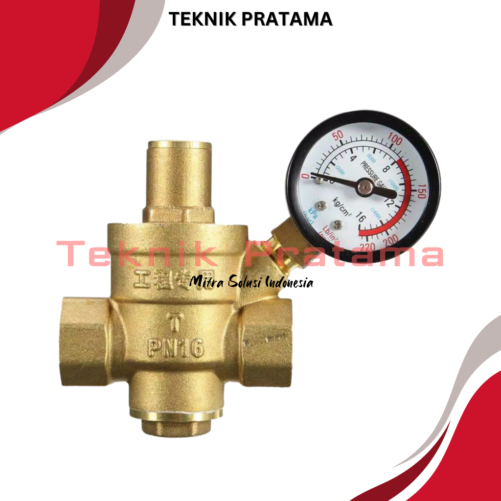 Jual 2" PRV Pressure Reducing Valve Kuningan / Brass drat 2" inch DN50 ...