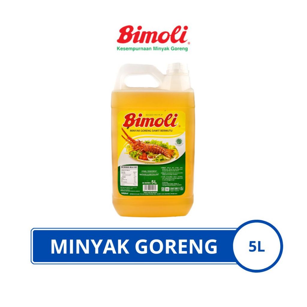Jual Minyak Goreng Bimoli 5L / Minyak Bimoli Jerigen 5 Liter | Shopee ...