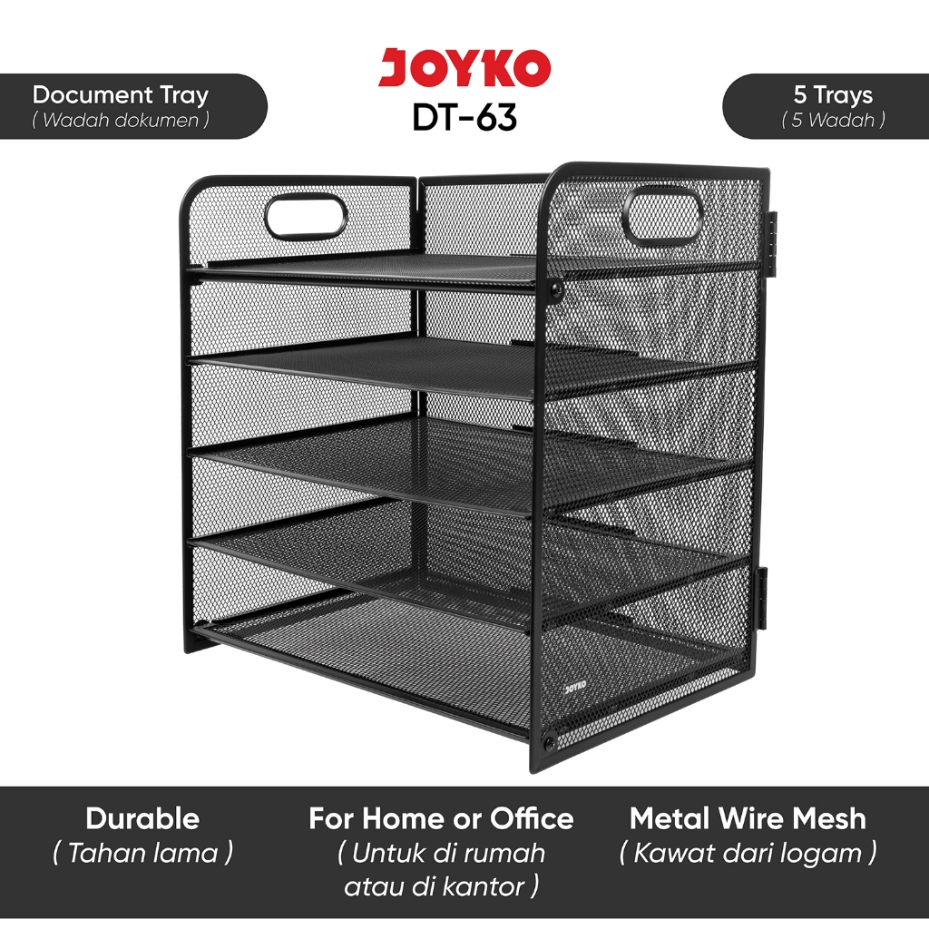 Jual Joyko Document Tray 5 Tier / Rak Kertas Dokumen 5 Susun Wadah Dokumen Meja DT-63 | Shopee ...