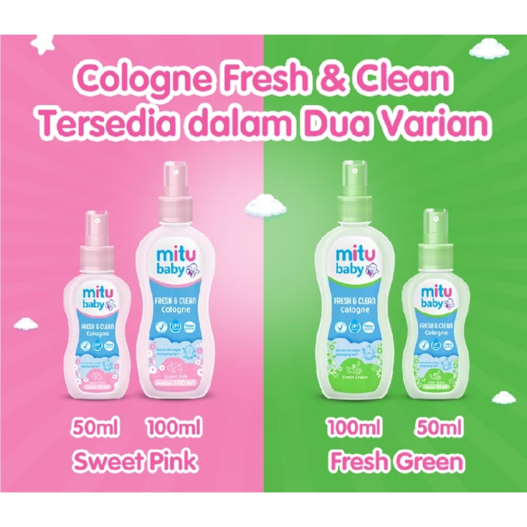 Jual Mitu Baby Cologne Spray 50Ml | Shopee Indonesia