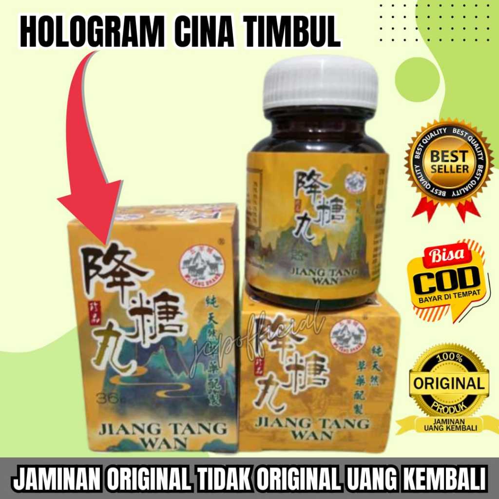 Jual Jiang tang wan obat diabetes kencing manis 100% ORIGINAL V2 ...