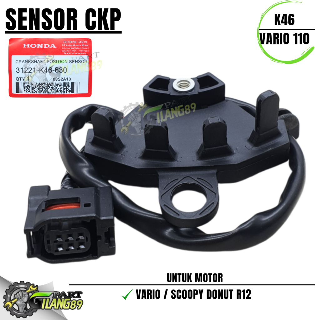 Jual SENSOR CKP KAKI 4 VARIO 110 F1,LED SCOOPY F1 ESP RING 12 KUALITAS ...