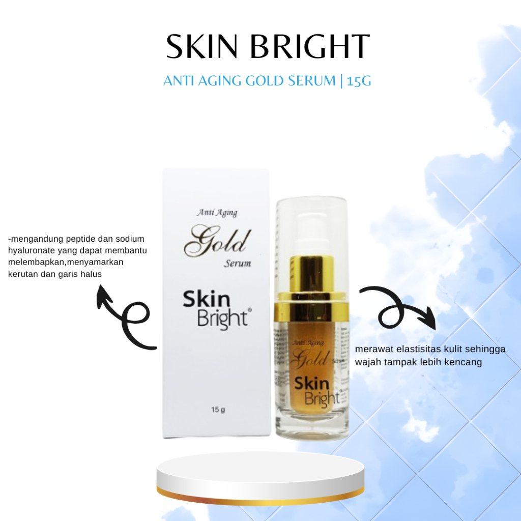 Jual SKIN BRIGHT ANTI AGING 15gr | serum anti penuaan dan kulit kusam ...