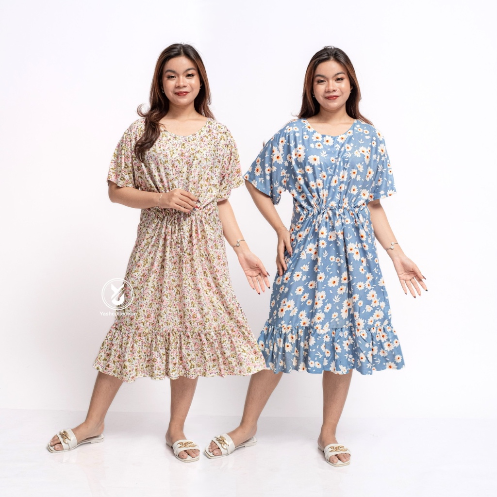 Jual Daster Tunik Ruffle Rempel Serut Cantik Kekinian YashCollection ...