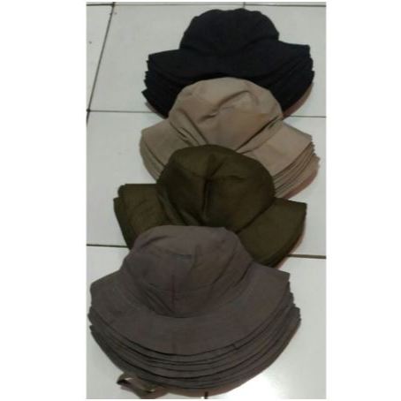 Jual Topi Gunung Rimba Tali Hiking Hutan Camping Hat Tali Hitam Cream ...