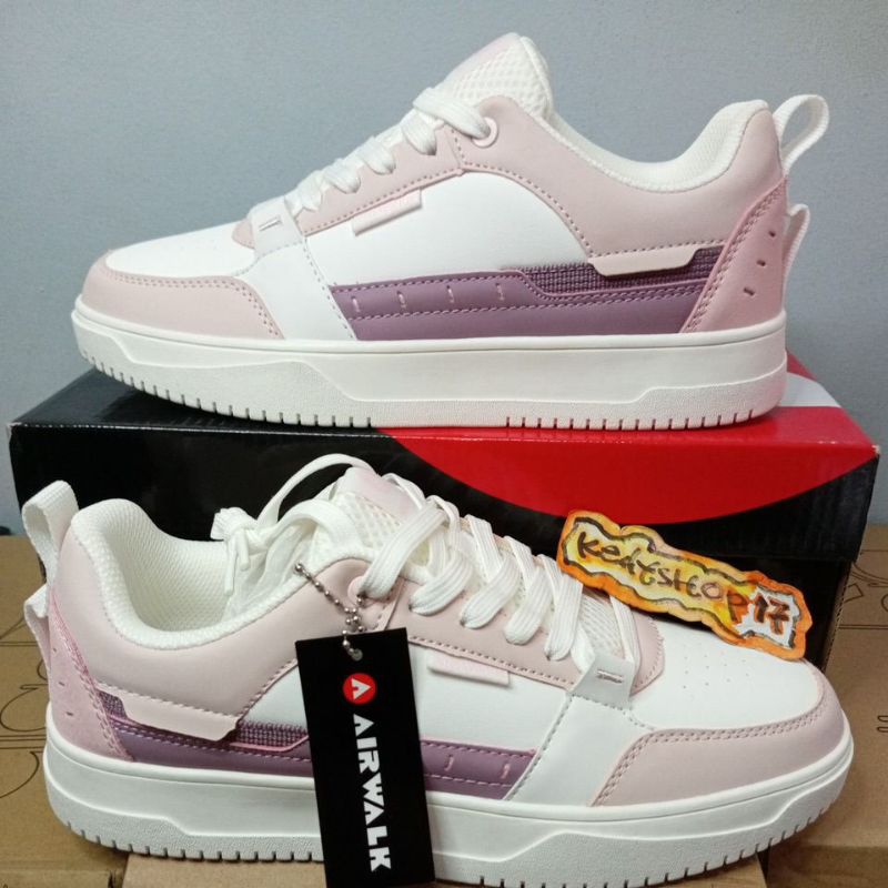 Jual Sepatu Airwalk Brisk putih pink womens casual shoes original ...