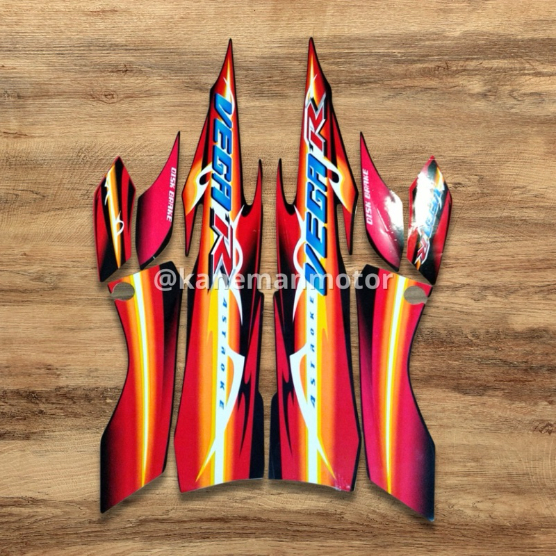 Jual STICKER STRIPING LIS LES POLET BODY MOTOR YAMAHA VEGA R NEW 2007 ...