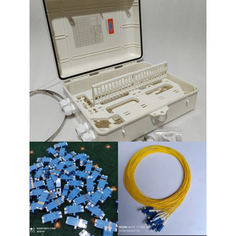 Jual odp 48 core lengkap adapter dan pigtail lc upc | Shopee Indonesia