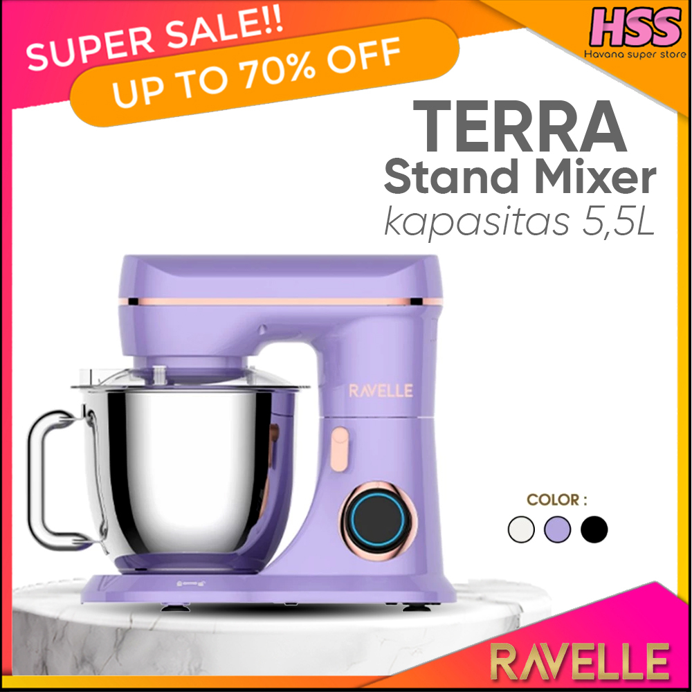 Jual STAND MIXER RAVELLE TERRA SERIES Kapasitas 5.5 Liter | Shopee ...